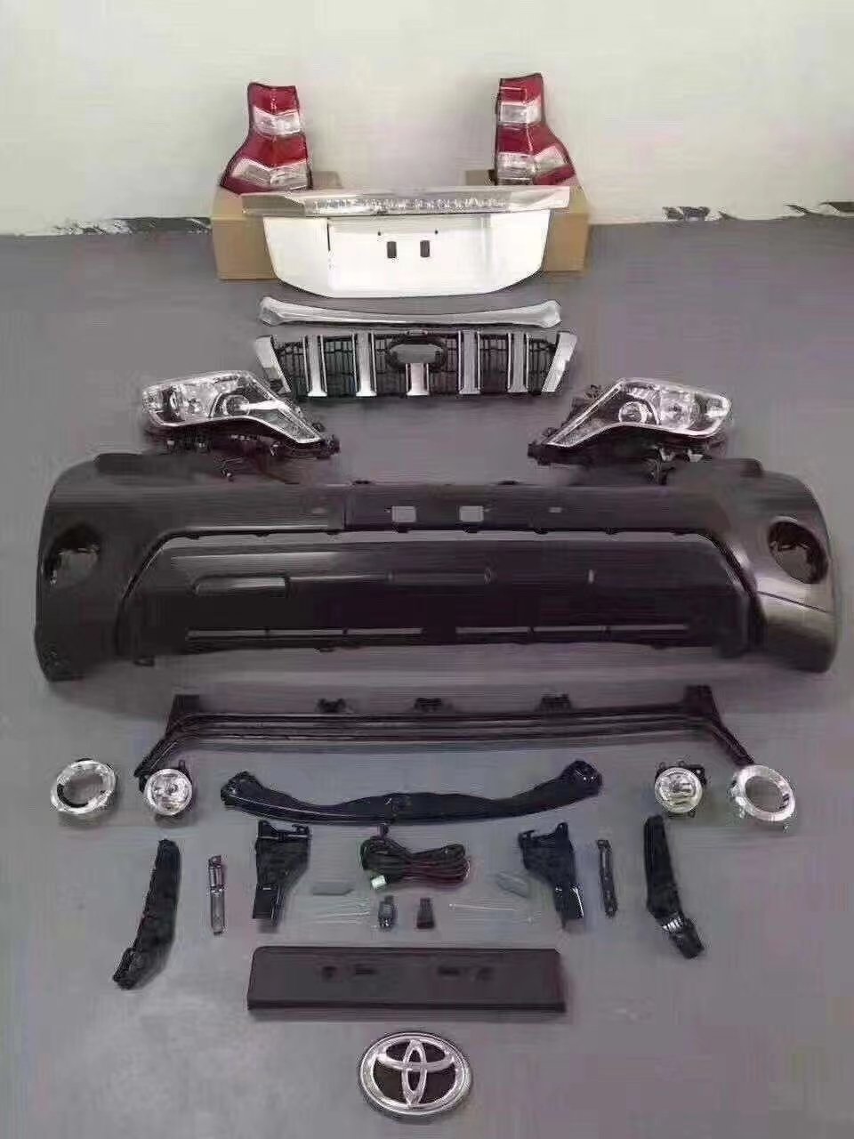 Toyota Prado 10-13 models upgraded to 14-17 models body kit – Bangluo ...